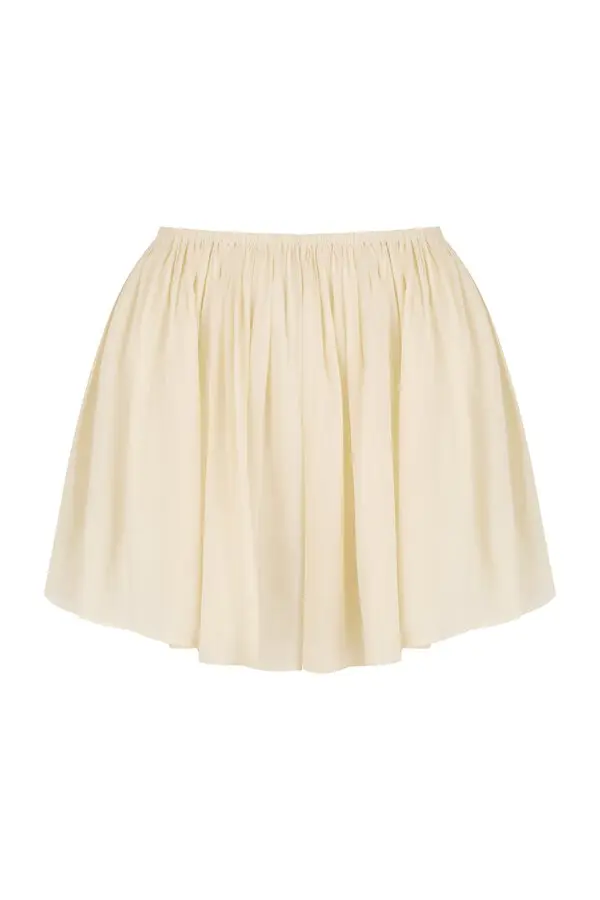SWF Pleated Flounce Mini Shorts - Whisper Hour