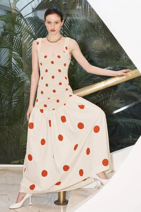 SWF Polka Dot Maxi Dress
