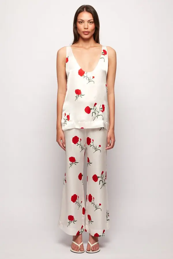SWF Plunge Neck Cami - Bloom