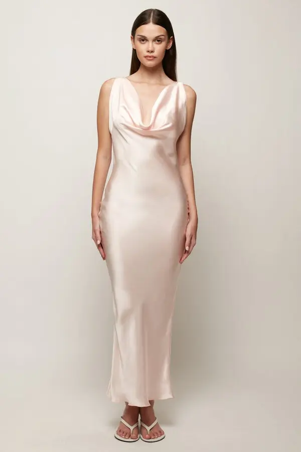 SWF Bias Slip Midi Dress - Primrose