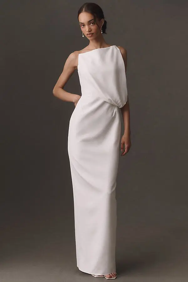 Rachel Gilbert Claudia Maxi Dress - Ivory