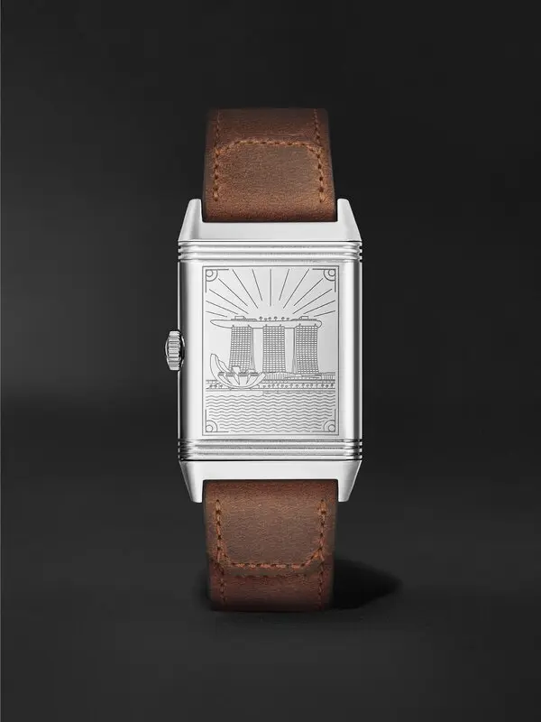 JAEGER-LECOULTRE Reverso Classic Large Small Seconds Singapore Hand-wound Stainless Steel Watch, Ref. Q385852g - Silver