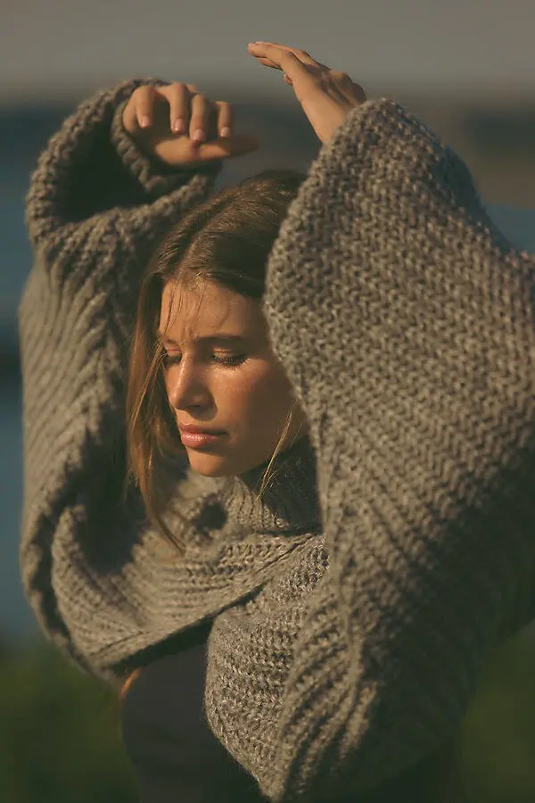 Anthropologie Cable-knit Draped Shrug