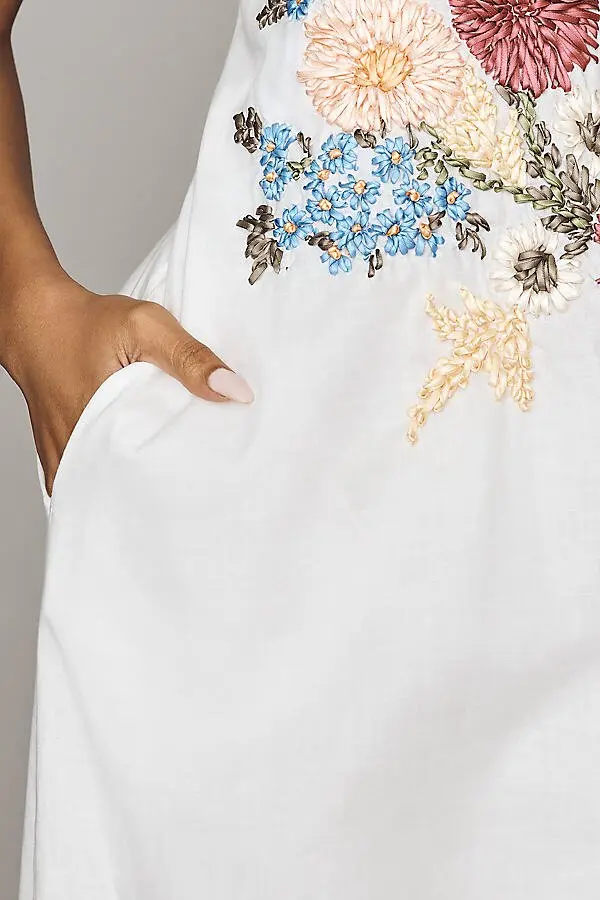Mac Duggal Embroidered Len Dress