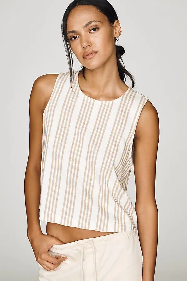 Z Supply Sloane Striped Tank Top - Cloud