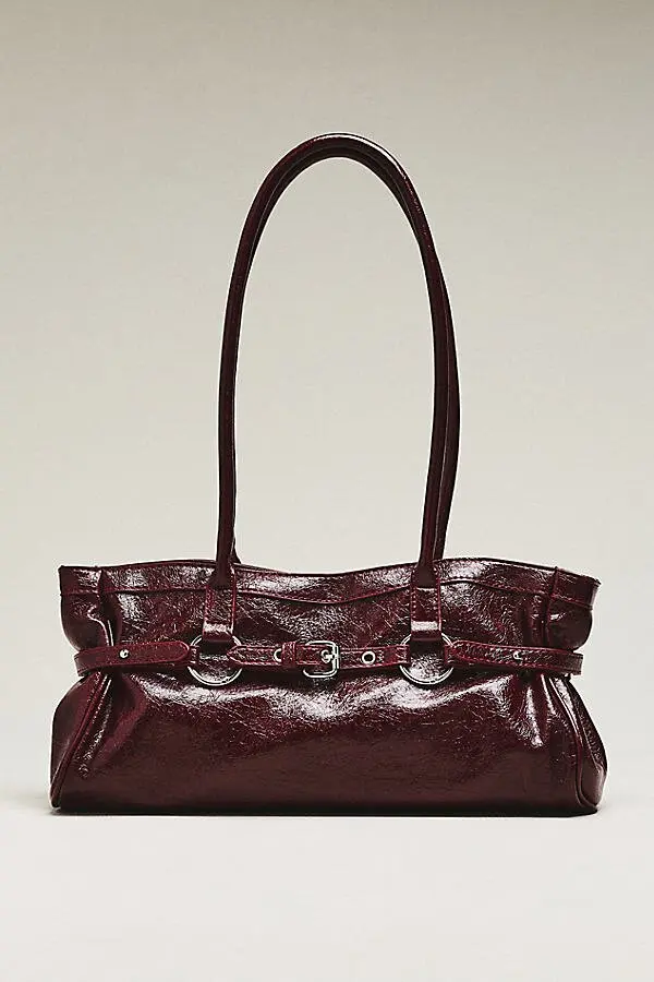 Maeve Faux-leather Belted Bag