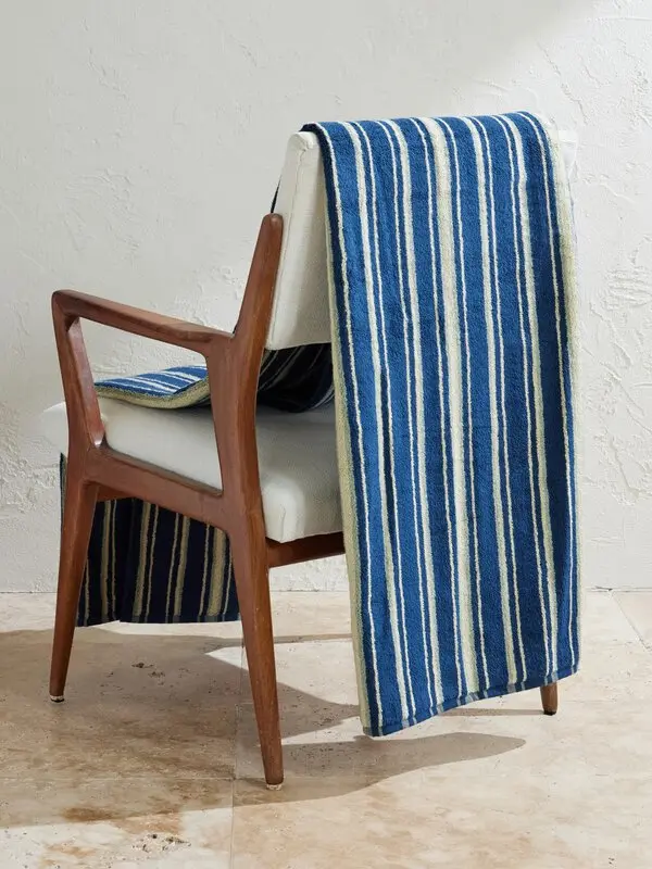 Ralph Lauren Striped Cotton-terry Beach Towel