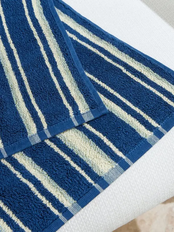 Ralph Lauren Striped Cotton-terry Beach Towel