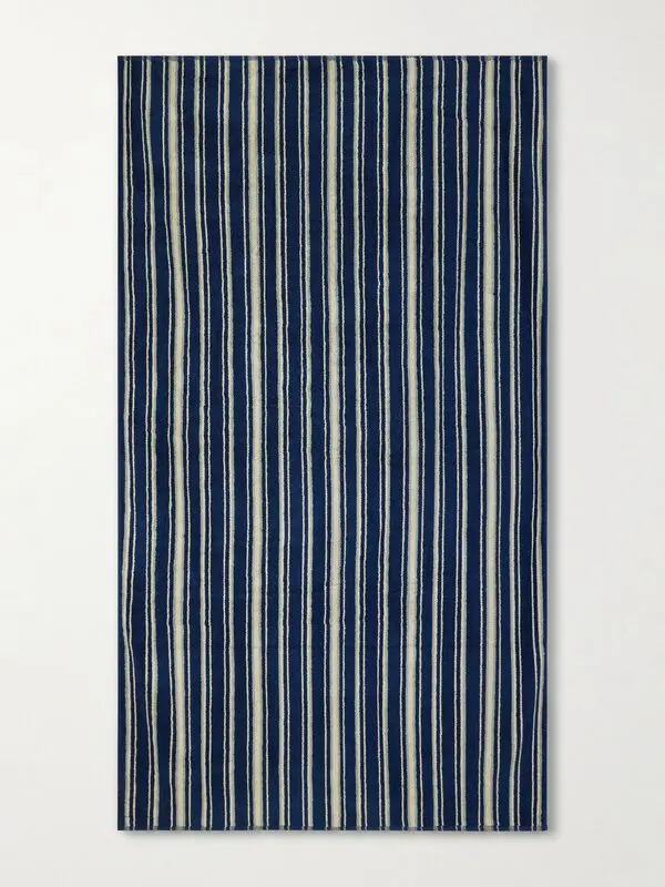 Ralph Lauren Striped Cotton-terry Beach Towel