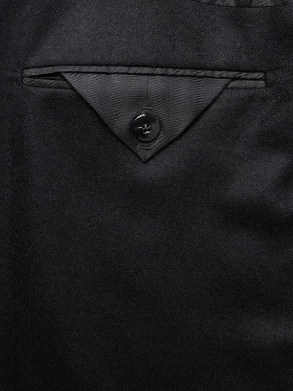 TOM FORD Shelton Brushed Wool And Cashmere-blend Blazer