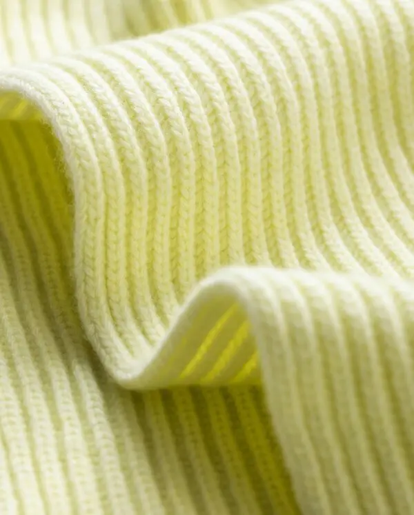 Johnstons Of Elgin Lovat Ribbed Cashmere Scarf