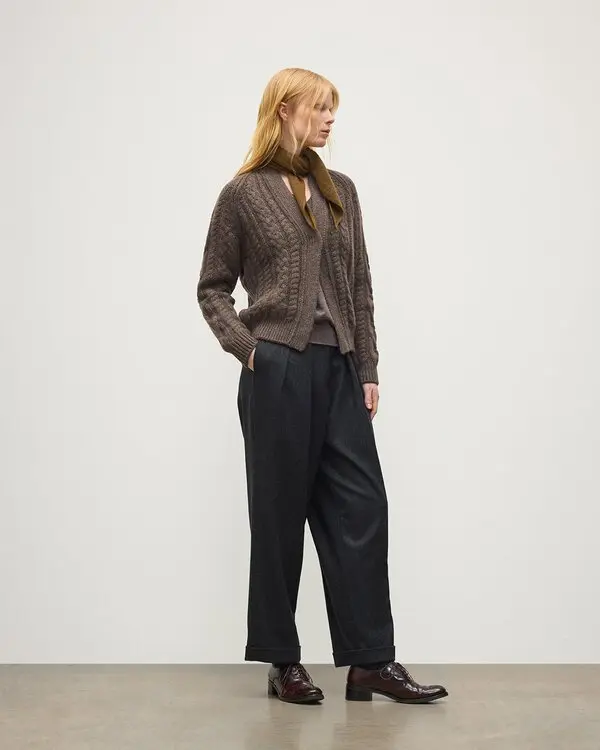 Johnstons Of Elgin Abel Aran Cable Cardigan