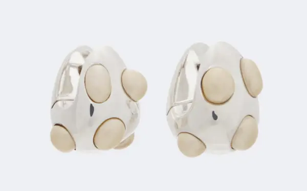 Phoebe Philo Embellished Sterling Earrings - Silver