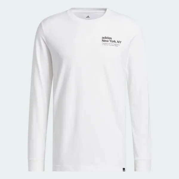 Adidas Nyc Building Graphic Long Sleeve T-shirt