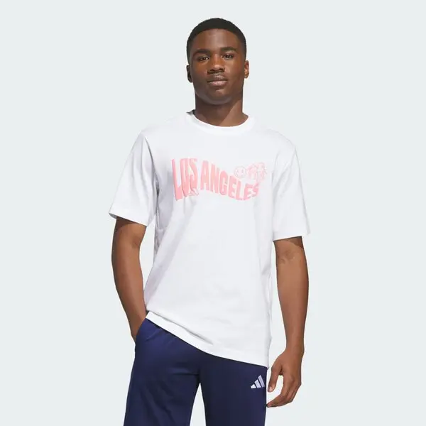 Adidas Los Angeles Palms Graphic T-shirt - White