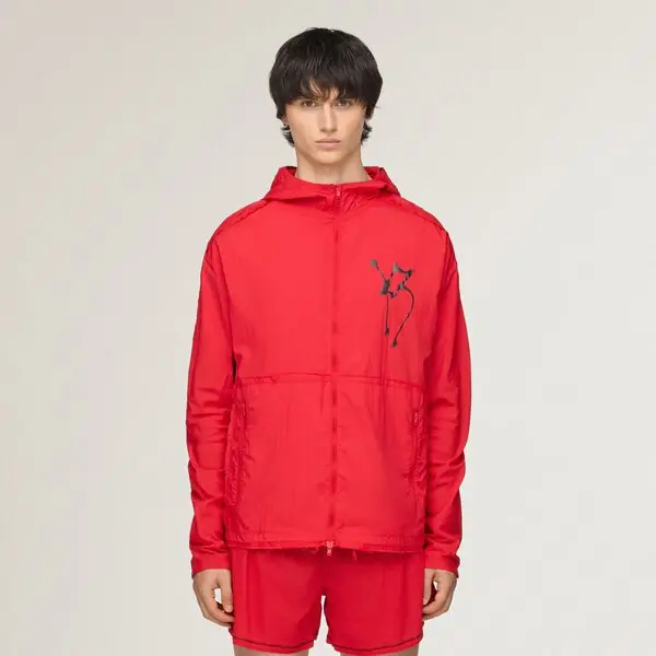 Adidas Y-3 Chito Graphic Running Jacket Red - Scarlet