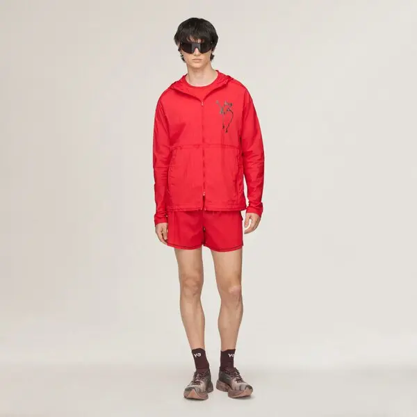 Adidas Y-3 Chito Graphic Running Jacket Red