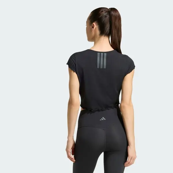 Adidas Motion Cropped T-shirt - Black
