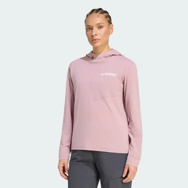 Adidas Terrex Multi Climacool Hooded Long Sleeve Top