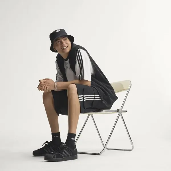 Adidas Adicolor Cotton Twill Cargo Shorts - Black