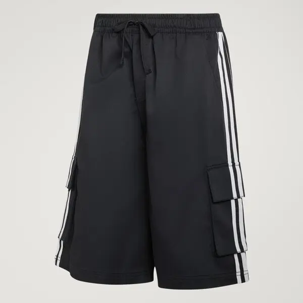 Adidas Adicolor Cotton Twill Cargo Shorts - Black