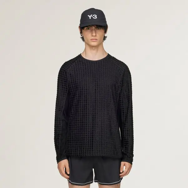 Adidas Y-3 Reversible Running Long Sleeve T-shirt - Black