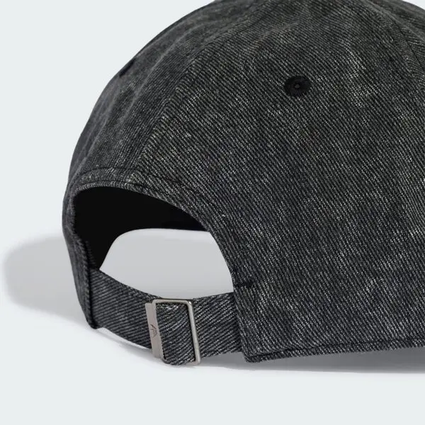 Adidas Washed Denim Baseball Cap - Black
