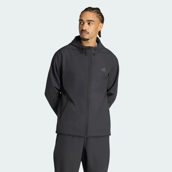 Adidas D4t Climawarm Full-zip Jacket - Black