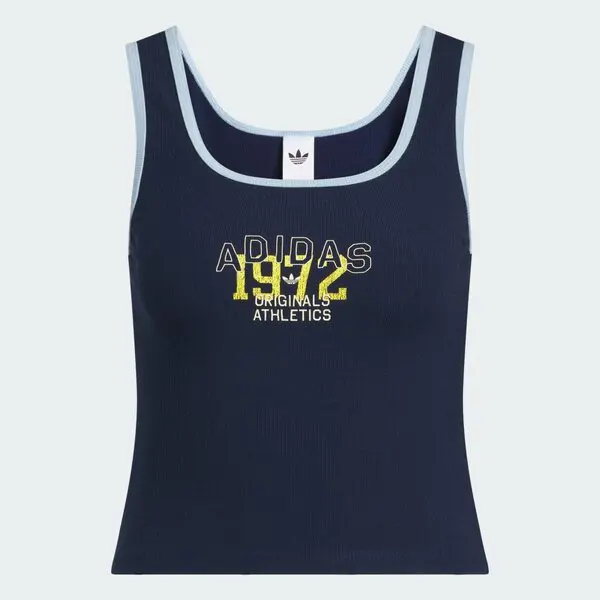 Adidas Graphic Rib Tank Top Blue