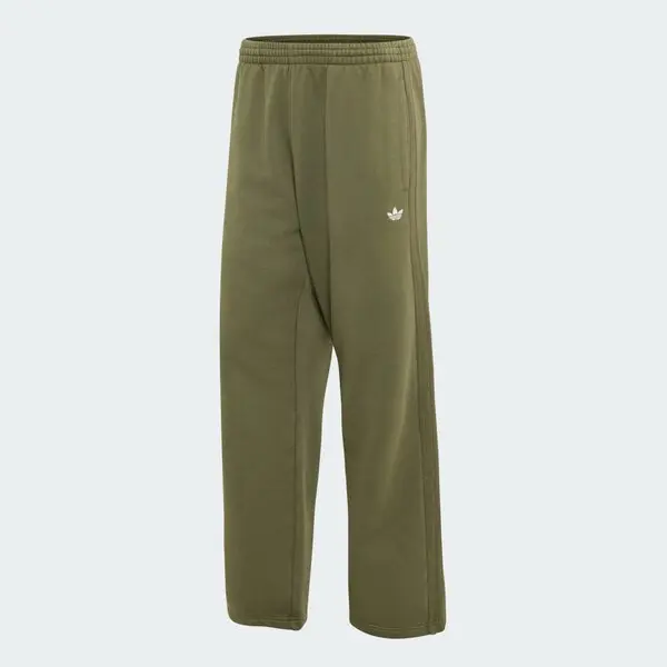 Adidas Trefoil Essentials Loose Fleece Pants Dark Green