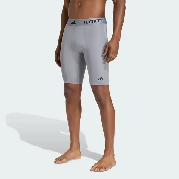 Adidas Techfit Compression Training Short Tights - Grey