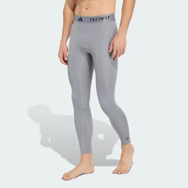 Adidas Techfit Compression Training Long Tights - Grey