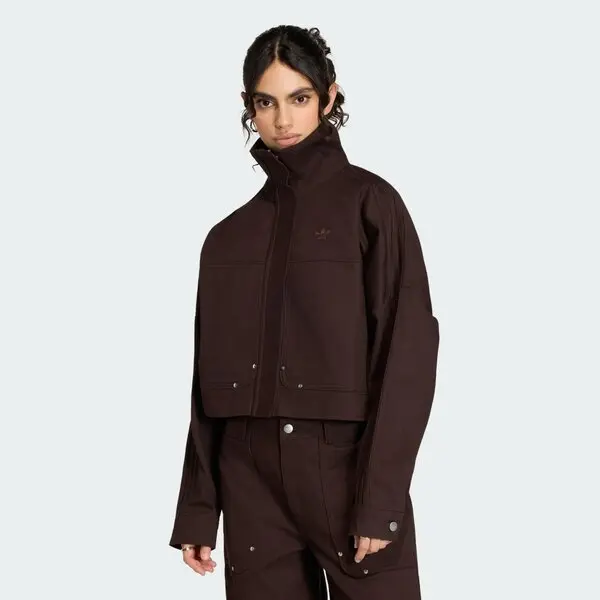 Adidas Premium Essentials Twill Jacket - Aurora Coffee