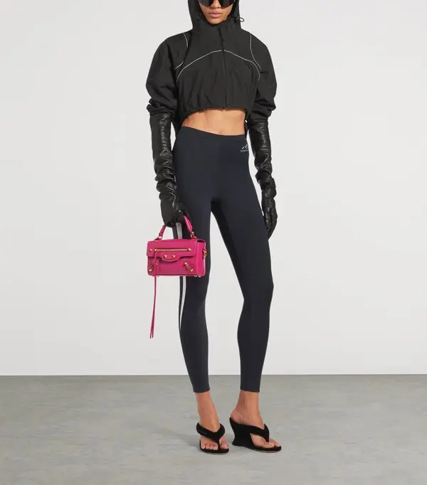 Balenciaga Leather Le City Sleek Box Top-handle Bag
