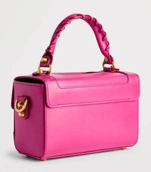 Balenciaga Leather Le City Sleek Box Top-handle Bag