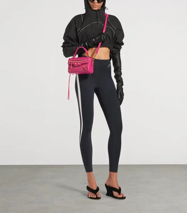 Balenciaga Leather Le City Sleek Box Top-handle Bag