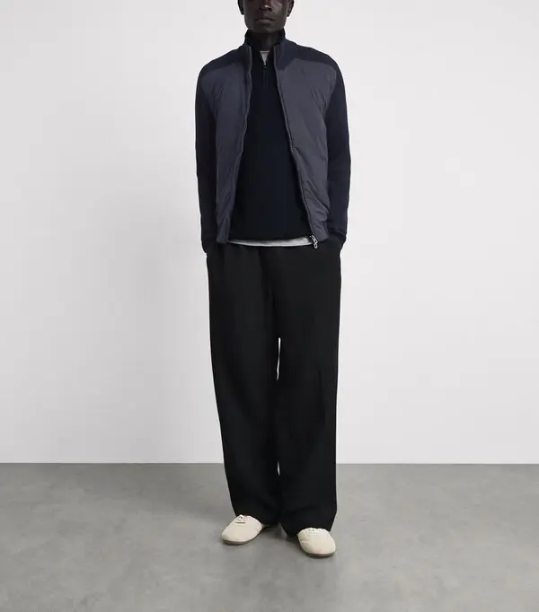 Sease Virgin Wool-shell Bomber Jacket