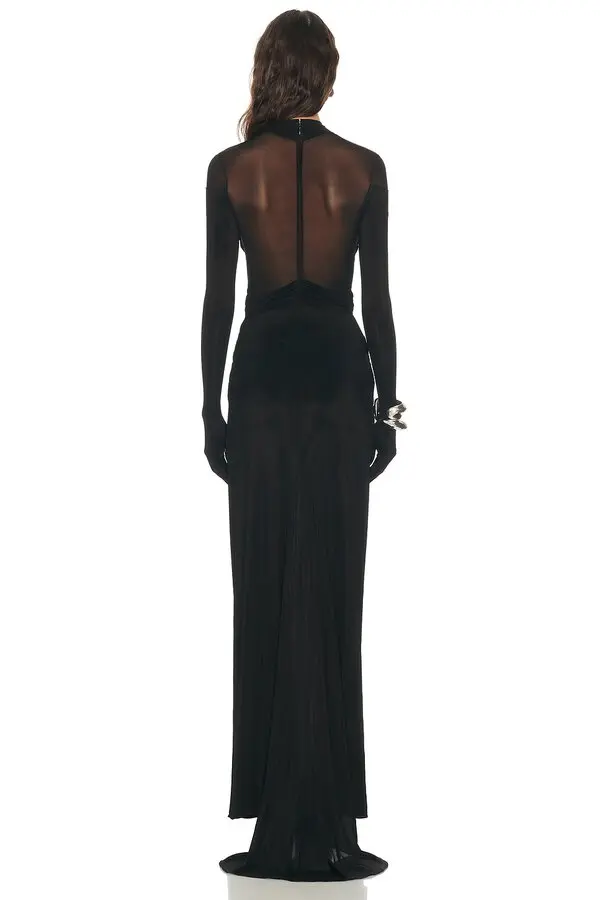 Burc Akyol Jersey Caryatid Dress