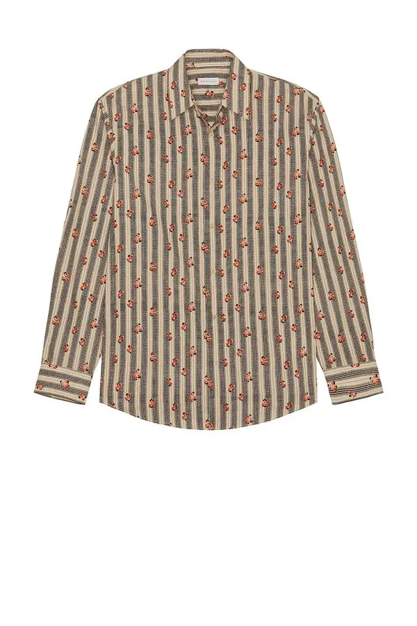 Dries Van Noten Caper Shirt In Cream