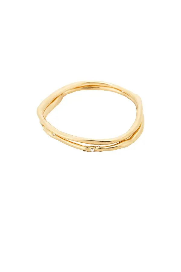 Dries Van Noten Set Of 2 Embellished Bangle Bracelets