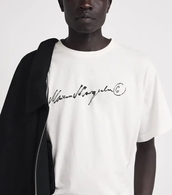 MAISON MARGIELA Cotton Logo T-shirt
