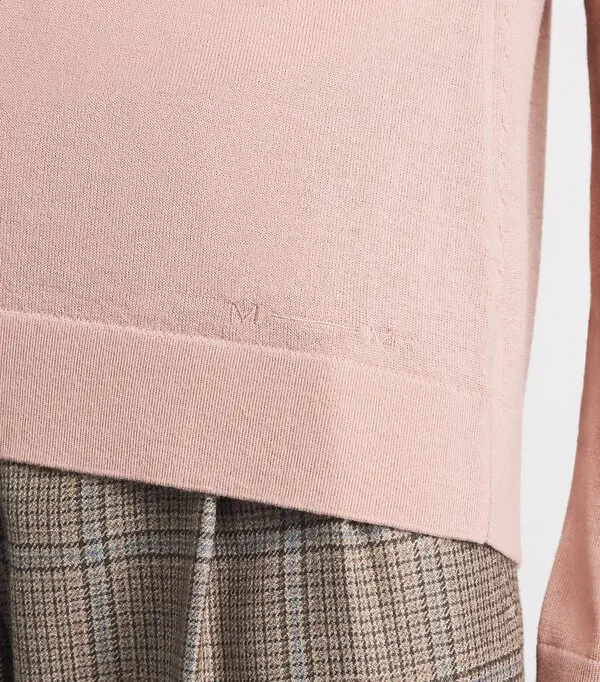 Max Mara Virgin Wool Crew-neck Sweater