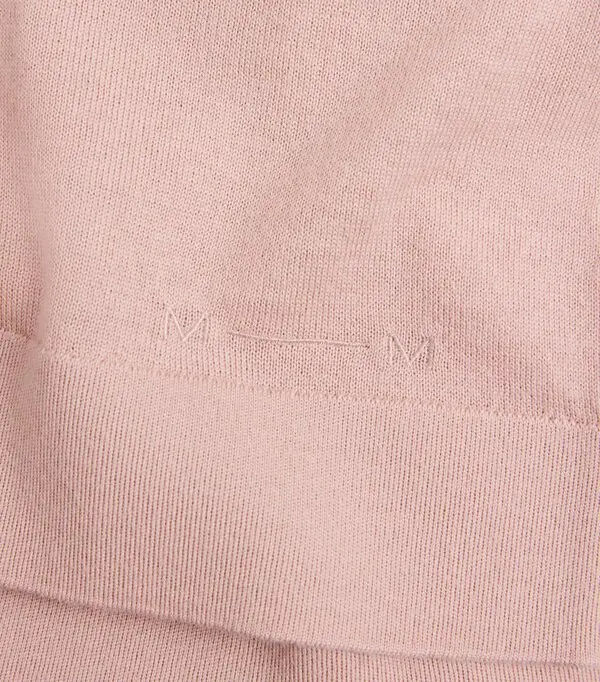 Max Mara Virgin Wool Crew-neck Sweater - Beige