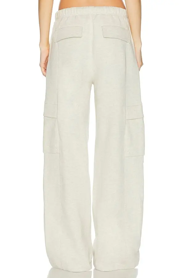Fear Of God Relaxed Cargo Sweatpant - Vanilla Heather