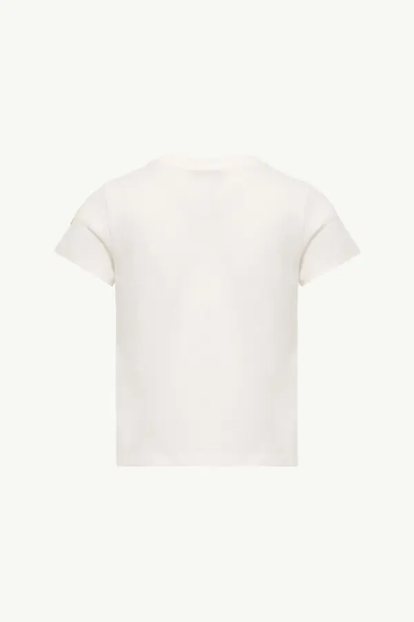 Moncler Embroidered Logo Cotton T-shirt
