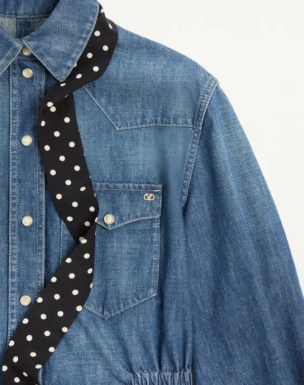 Valentino Garavani Midi Denim Dress