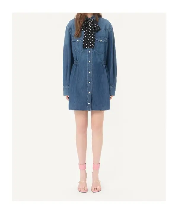 Valentino Garavani Midi Denim Dress