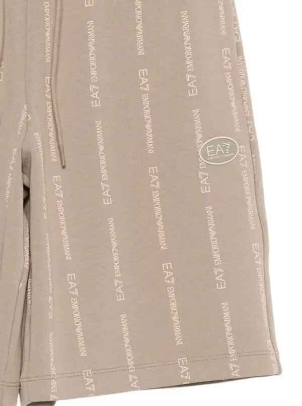 EA7 Logo-print Shorts