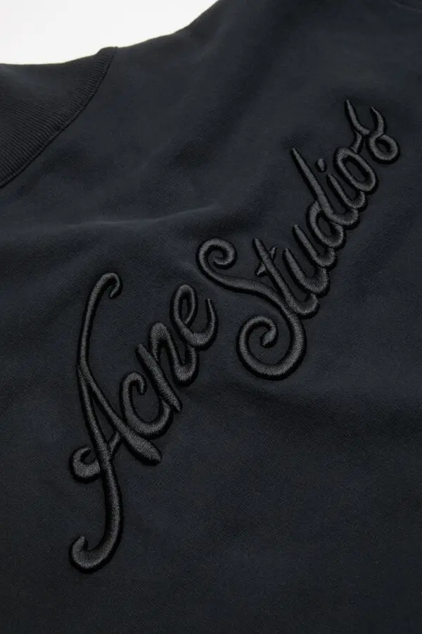Acne Studios Zip-up Sweatshirt With Embroidered Logo