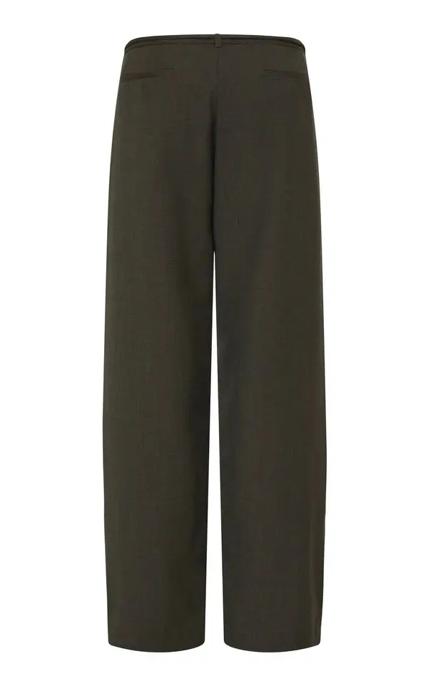 ST. AGNI Piping Drawstring Casual Pants